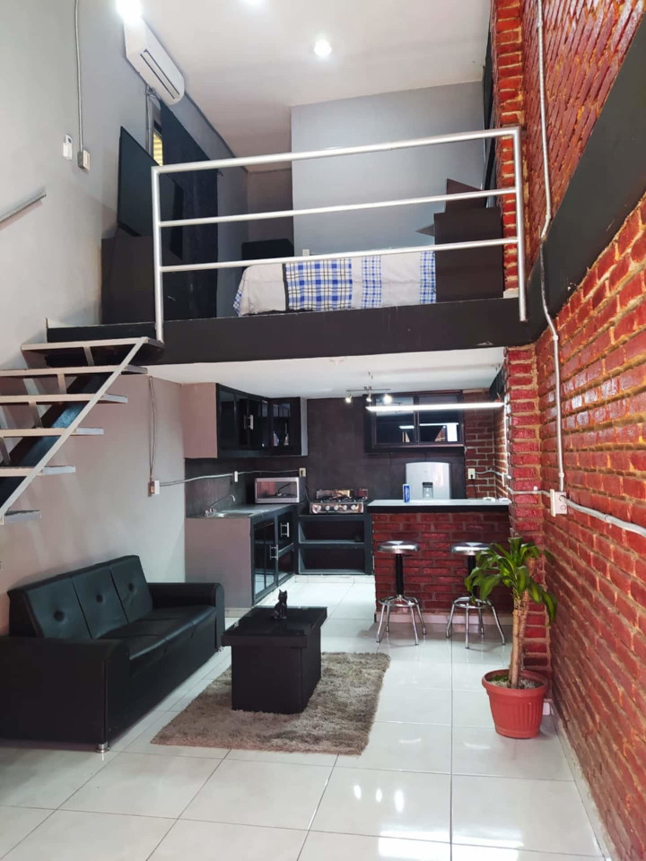 Loft  Equipado Con Terraza. - Córdoba, Mexico