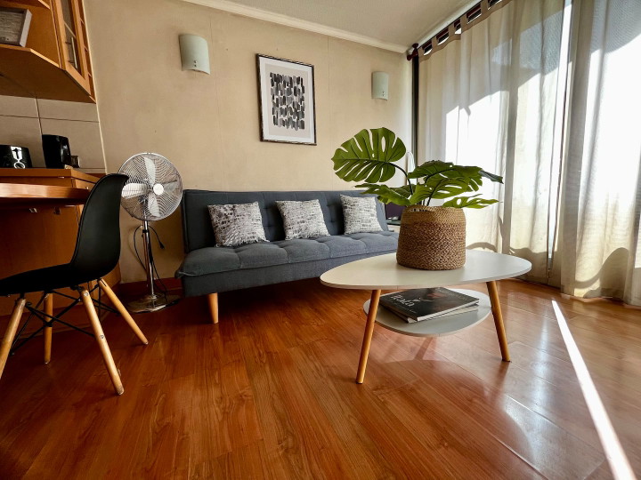 Apartment With Balcony, Pool And Parking - Santiago