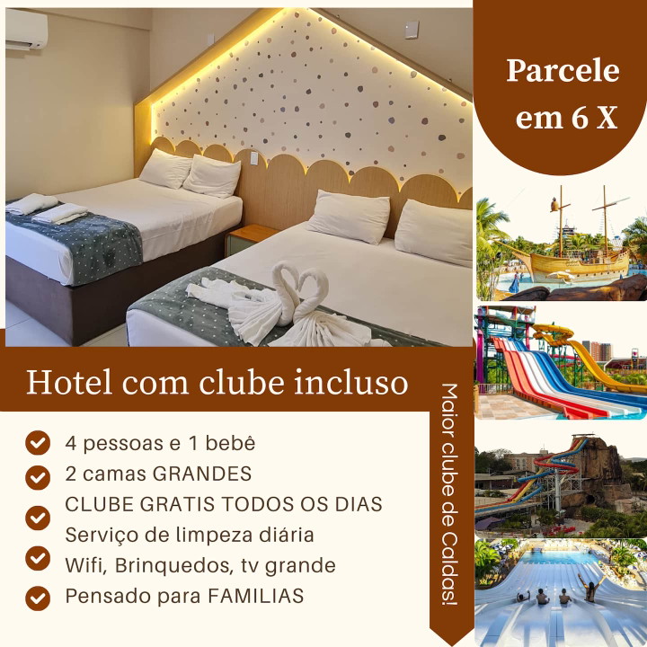 427 Spazzio Diroma - Clube Gratis Todo Dia 4 Hospe - Caldas Novas