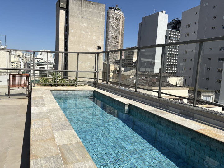 Studio Novo Piscina Metrô República Trp1306 - São Paulo