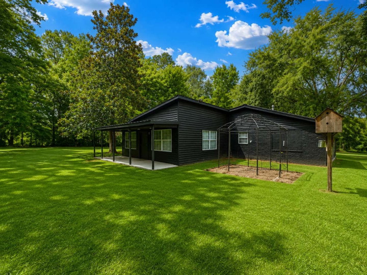 7-acre Woodland Retreat | Modern Metal Lodge - Cleveland, TX