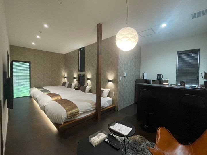 Hotel Qol 瓦町ー武士の間ー 瓦町駅徒歩3分|最大4名|無料wifi|フルキッチン - Takamatsu