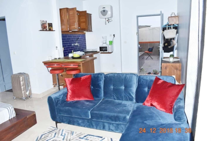 Cozy American Studio With Private Terrace In Dakar - Sénégal