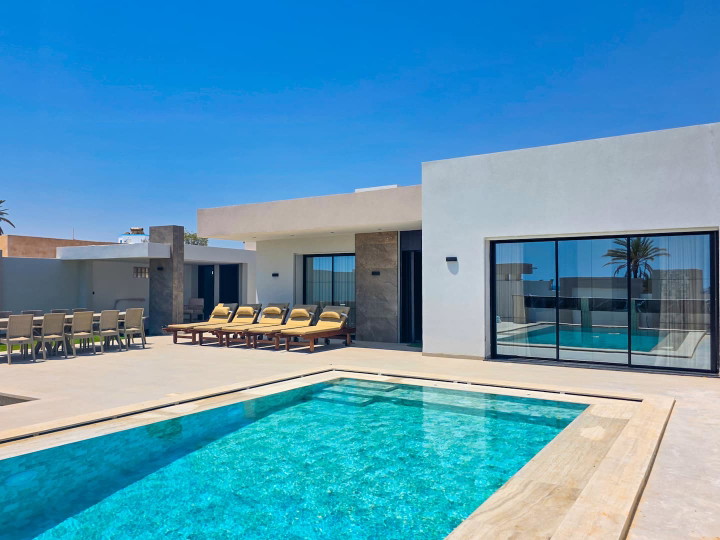 Luxury Villa Layane 5 Suite Piscine Privé Sea View - Tunisia