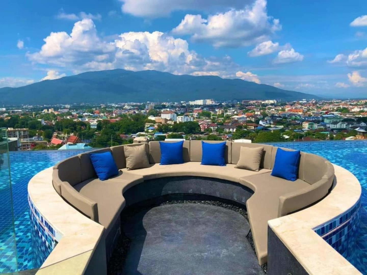 Astra Skyriver Infinity Pool 2 Bedrooms 2 Rooms 2 Beds Near The Ancient City With Infinity Pool - Chiang Mai