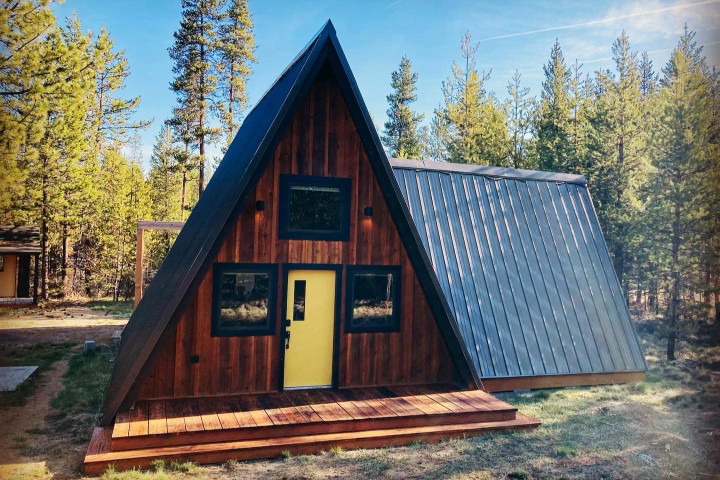 The Shard: Stevens Rustic A-frame Cabin - Oregon