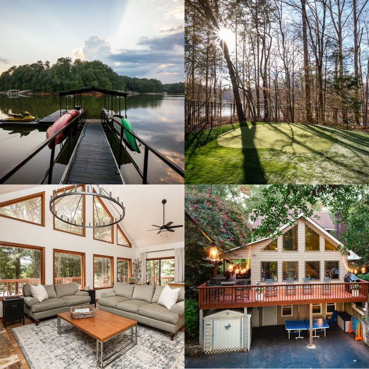 Lakefront+near Clemson+dock+kayaks+putting Green - Seneca