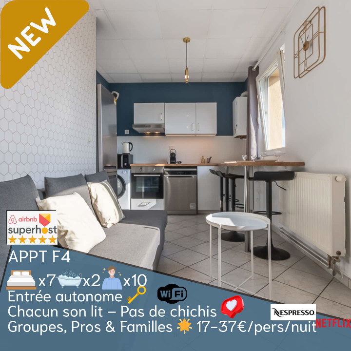 Groupes &nbsp;Petit&nbsp;&nbsp;7&nbsp;Lits&nbsp;&nbsp;2&nbsp;Douches&nbsp;&nbsp;Jusquà 10&nbsp;Personnes - Cattenom