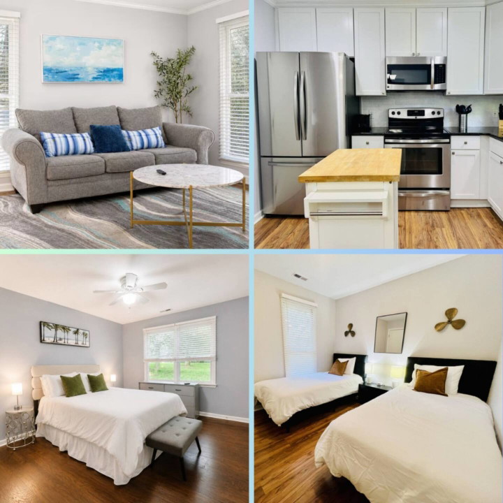 Cozy Raleigh 3-bed Home With Backyard & Grill - Raleigh, NC