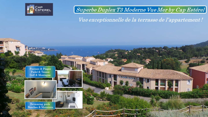 Duplex Spacieux Vue Mer à Cap Estérel - Agay