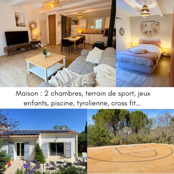 Maison Provençale 6p, Terrain De Sport Et Loisirs - Saint-Zacharie