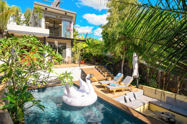 Studio Romantique Privatif En Villa Tropical - Port Louis