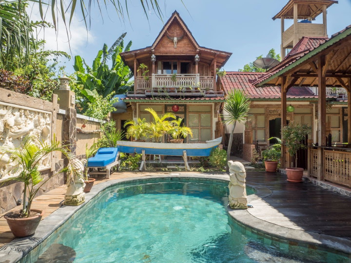 Rumah Manis 5 Room Villa With Ac/hot Water & Pool - Gili Islands