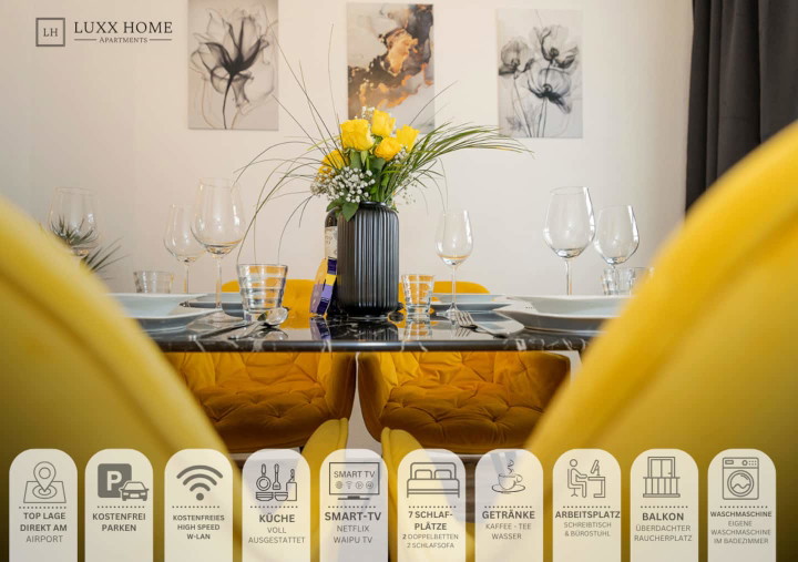 Luxx Home Mm, Airport - For 7 People - Parking - Kitchen - Memmingen