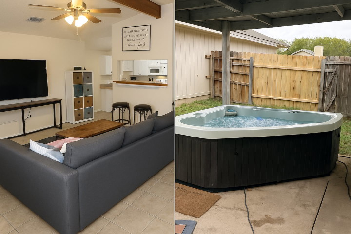 Modern Escape W/ Hot Tub Near Fort Hood - Killeen, TX