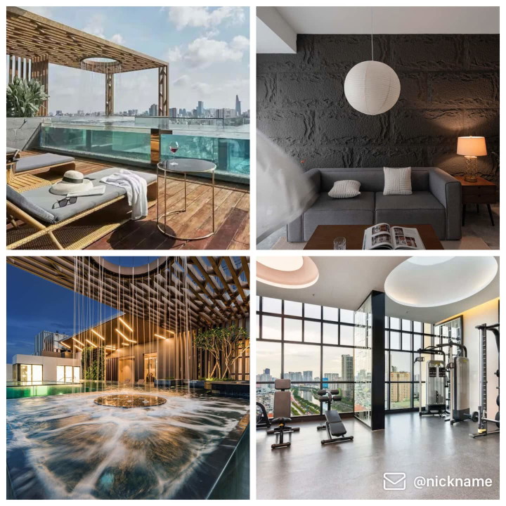 3br Luxury Stay | Rooftop Pool, Gym & City Lights - 胡志明市