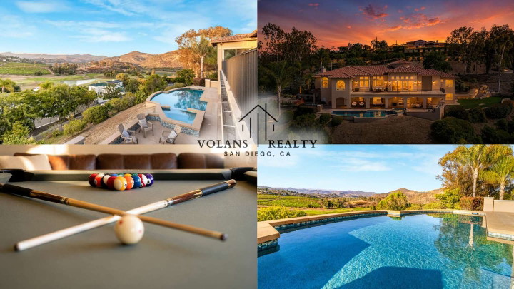Luxury Estate | Theater, Gym, Games & Views - Escondido, CA