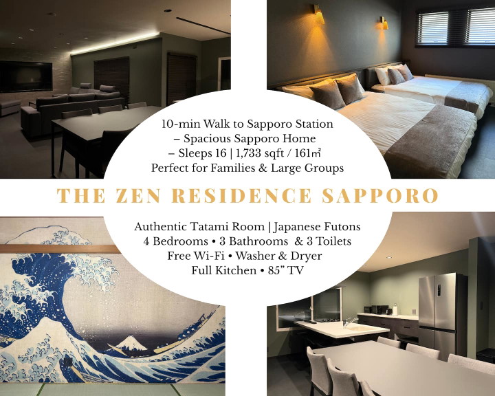 [Within Walking Distance Of Sapporo Station] 6-16 + People/161㎡ Rental House/4ldk + 3 Bathrooms + 3 Toilets - Sapporo