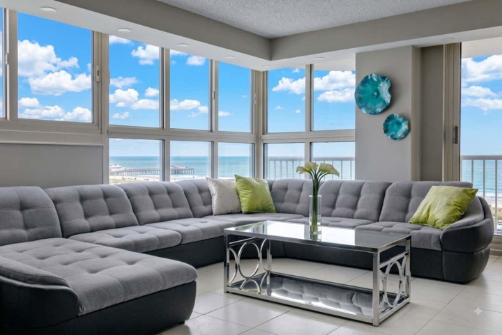 Oceanfront Luxury Penthouse | Free Parking & Pool - Atlantic City, NJ
