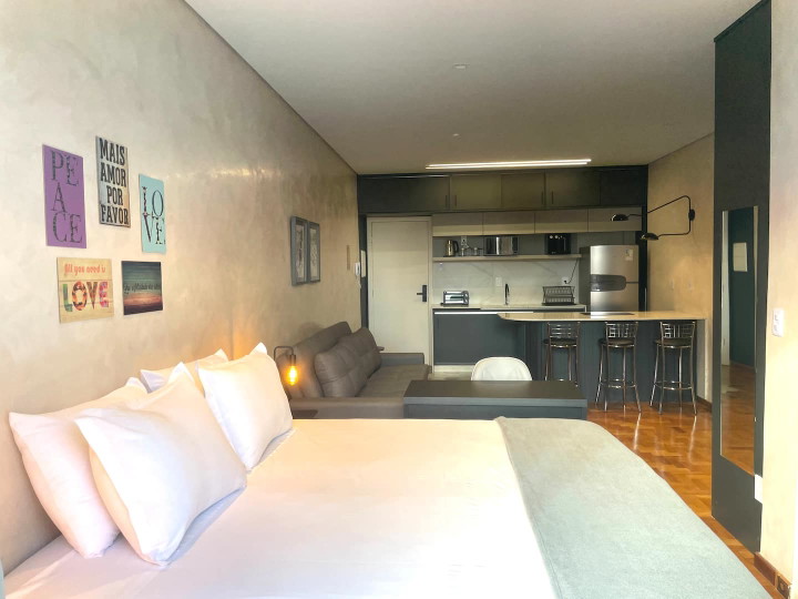 Modern Loft With Air Conditioning In The Center, In 6x Interest-free! - Belo Horizonte