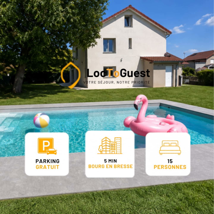 La Villa Charpine | Piscine | 14 Personnes - Bourg-en-Bresse