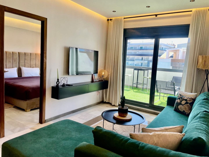 Natural Harmony Suite - 2 Br Marina Bay Beach View - Tangier