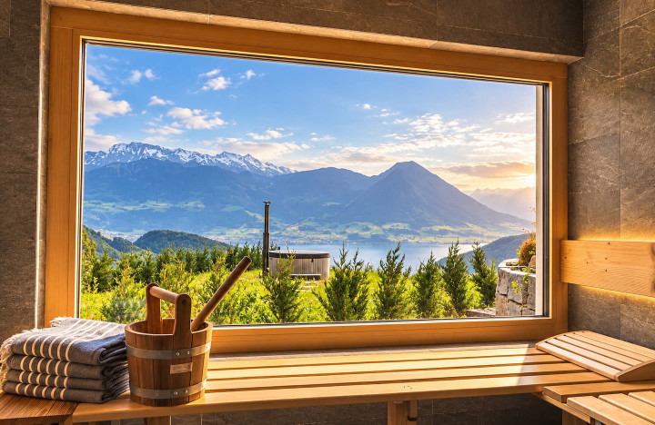 A&y Lake Lucerne Private Panorama Villa (Wellness) - Switzerland