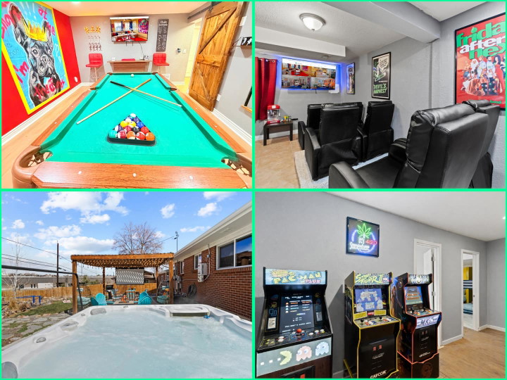 Hottub Ps5 Arcade Pooltable Theater 420friendly - Thornton, CO