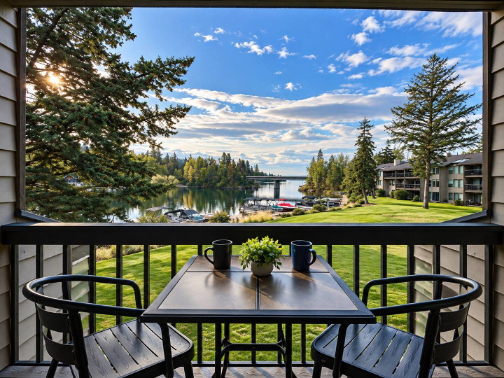 Waterfront Bigfork Studio | Private Bay Balcony - モンタナ州