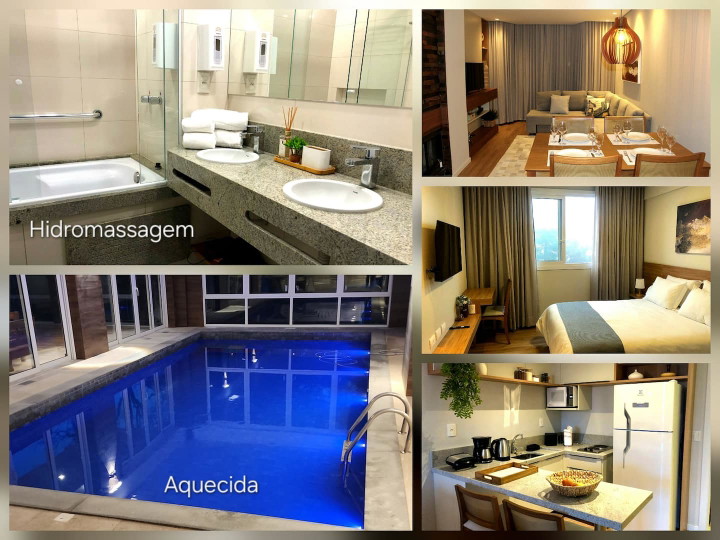 Appartement Serra Hidro Cheminée Piscine Chauffée Canela - Canela
