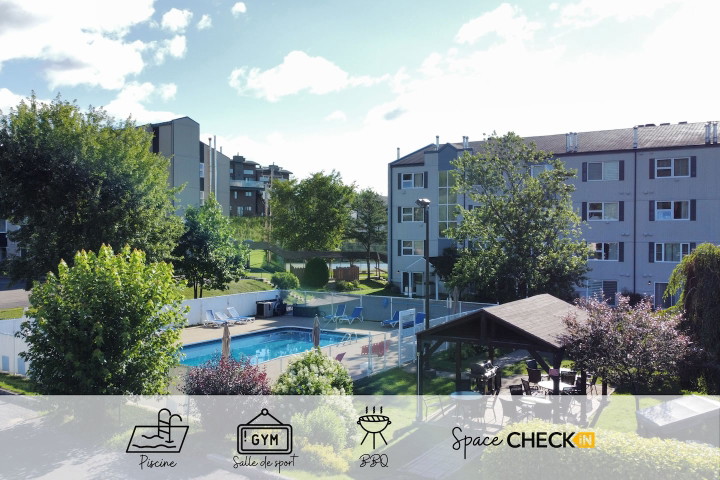 Le Stylé | Piscine & Sauna | Tennis | Bbq | Gym - Beaupré