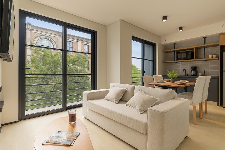 Modern Apartment In Villa Morra With Wifi And Coworking - Asunción