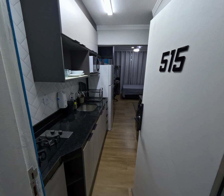 Frente à Praia Com Garagem, Ar E Enxoval - Santos