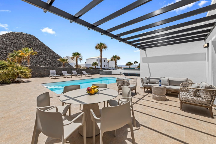 Lanzarote Villas Marina Volcan-jacuzzi-pool Heated - Playa Blanca