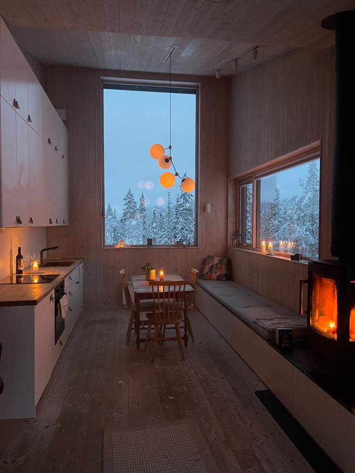 Cabin In Funky Style - Beds Made - Norway