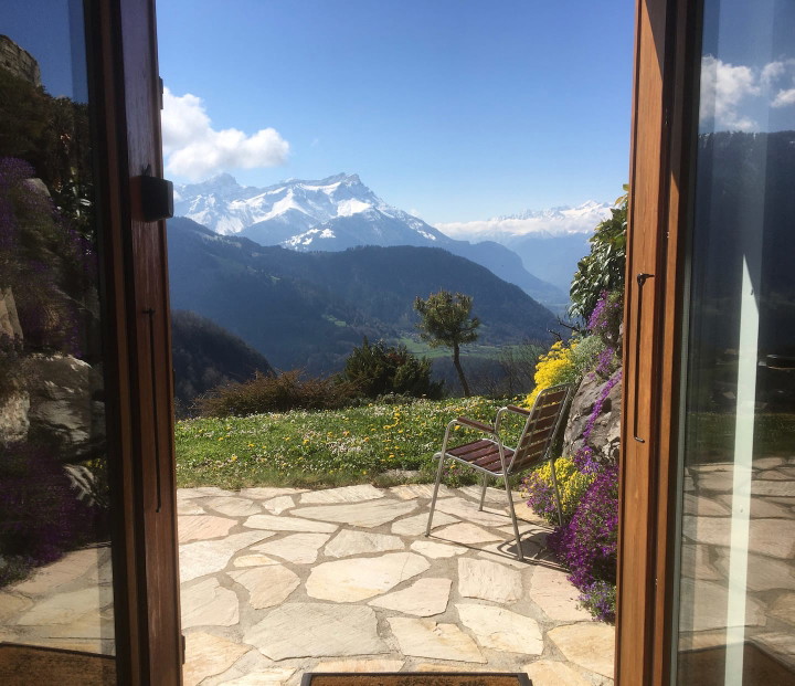 Apartment With Terrace And Unique View Of The Alps - Leysin