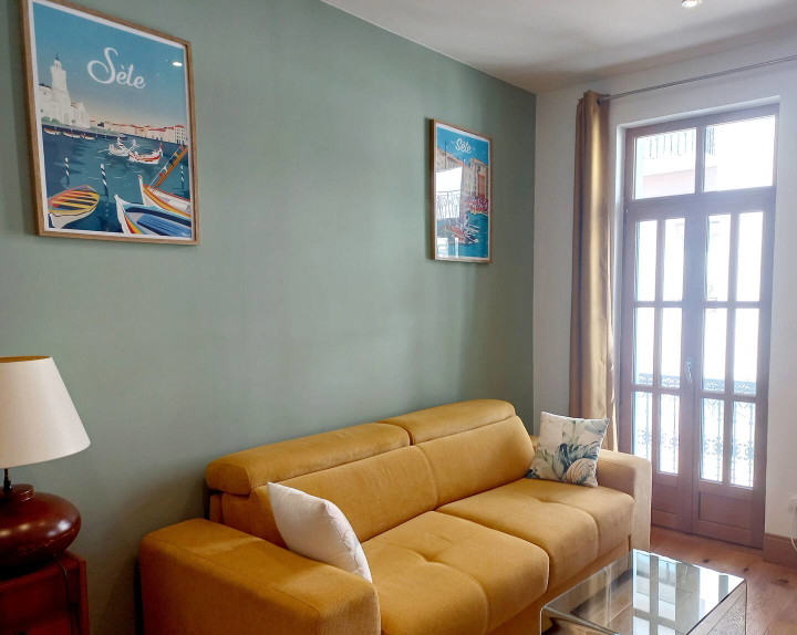 Charming 2-bedroom Apartment Air Conditioning Quiet Everything Within Walking Distance Bright - Sète