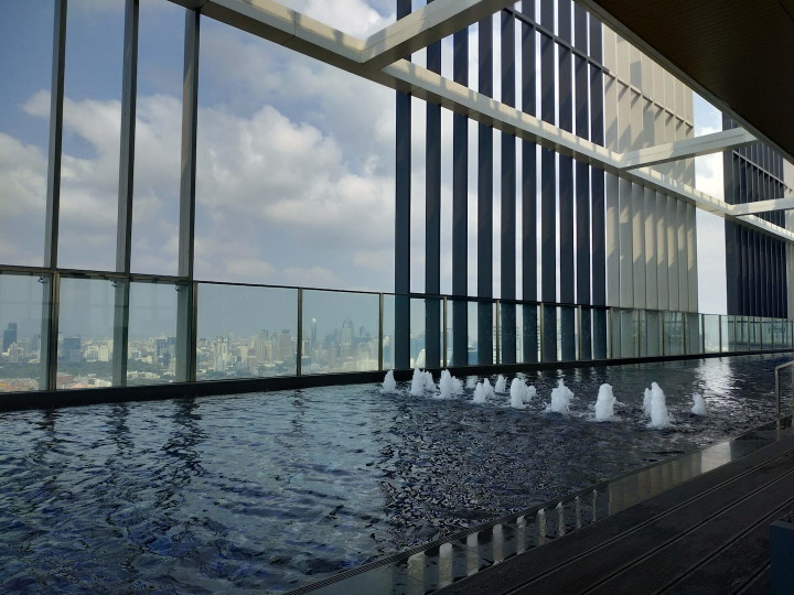 Infinity Pool, Luxury Apartment, City View, Full Appliances, Near Bts Pang Pang Station, Bustling Shopping Mall, Em Mall, Just Bring Your Luggage 44 - Bangkok