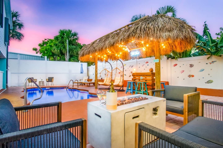 Tiki Time! Private Pool~tiki Hut~kayak~grill~ocean View! - Marathon, FL