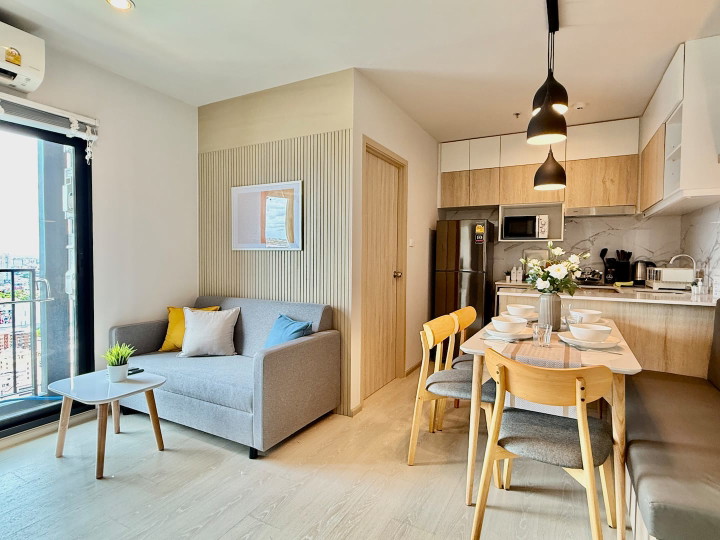 Nirin:cozy 2br High Rise Near The Mall Ngamwongwan - Thailand