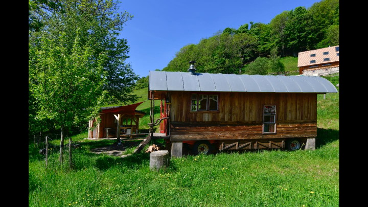 Roulotte à La Ferme Au Cœur Du Hameau - Orbey