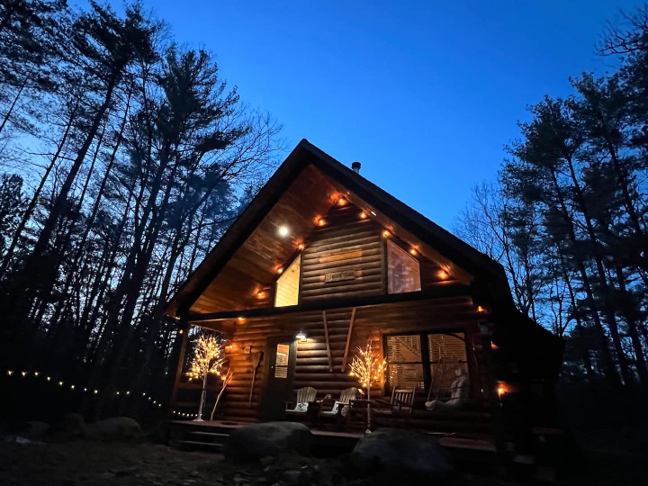 Rustic Creek Cabin In Adk/whiteface W Hot Tub - State of New York