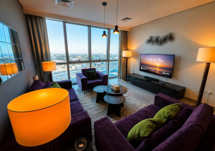Premium Lounge 2br-panaromic Pearl View&above Mall - Doha