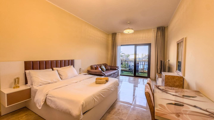 Elegant Luxury Pool View Studio In Aldau Heights - Égypte