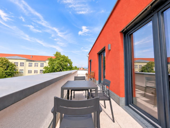 Fynbos City Penthouse | Dachterrasse, Parkplatz - Straubing