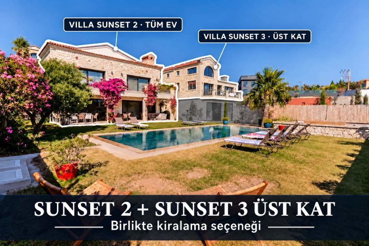 7 Br, Private Stone Villa For 12 - Çeşme
