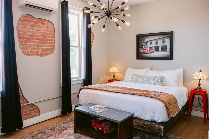Historic Firehouse Room | Locker Room - San Angelo, TX