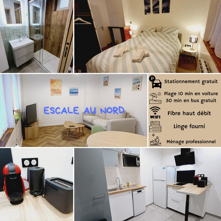 Escale Au Nord - Proche Centre/gare - Lit Hotelier - Nord