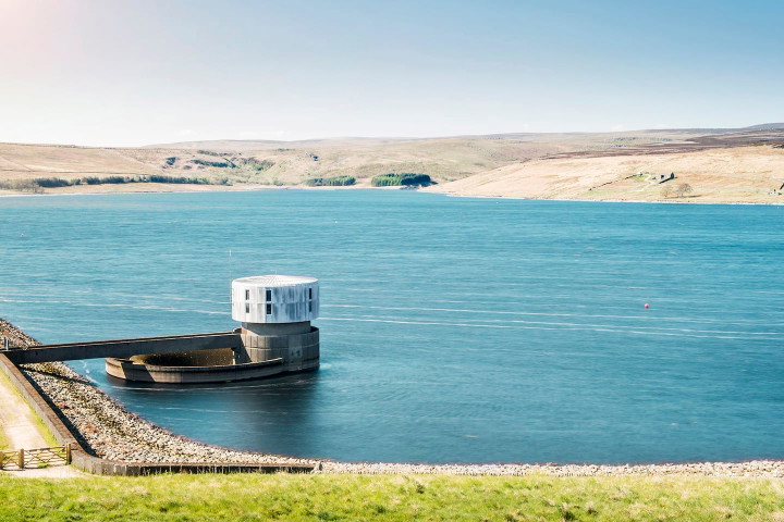 Grimwith Reservoir Near Bolton Abbey Lake View - Burnsall