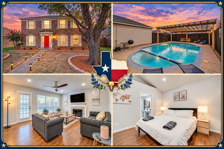 Luxury 5br Home W/pool Ideal For Families & Groups - Grand Prairie, TX